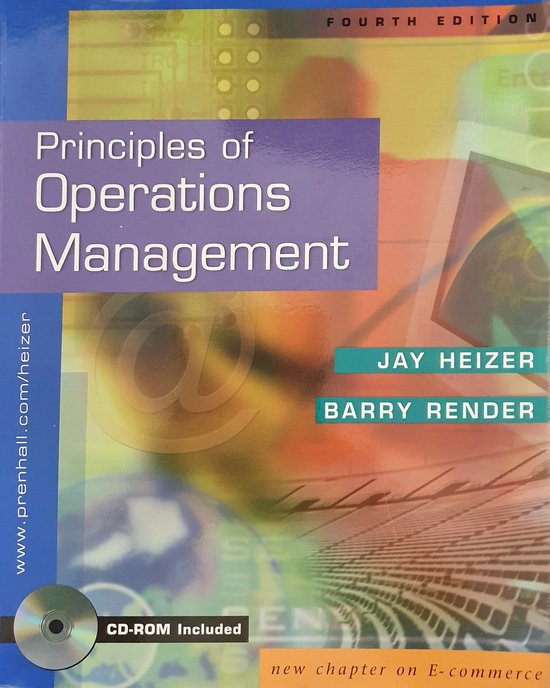 Principles of Operations Management and Interactive CD Package, Jay Heizer |... | bol