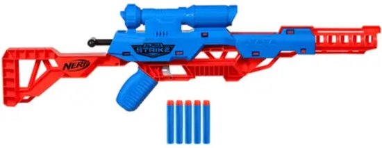 NERF Alpha Strike Mantis LR-1- Blaster met telescoopvizier + 5 nerf ...