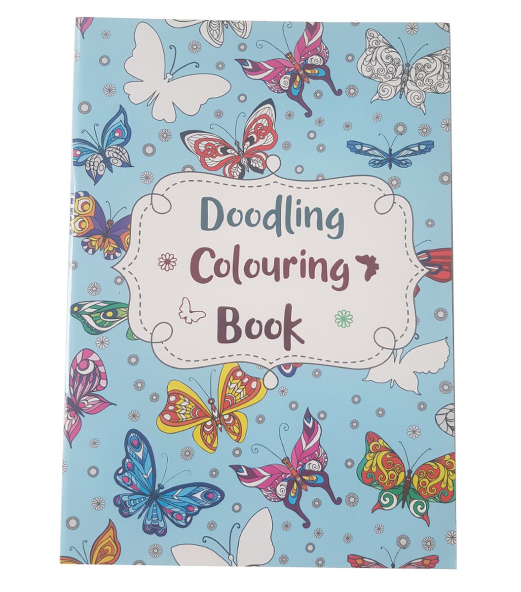 Doodle Kleurboek - 'Doodling Colouring Book' | bol.com
