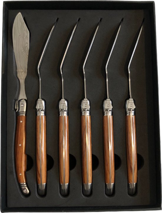 Vismes – Vismessen – Visbestek – Visbestekset – Viscouvert – Set van 6 ...