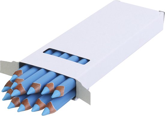 Edu Jumbo kleurpotlood, lichtblauw, dikte 10 mm, vulling 6,25 mm, 12 ...
