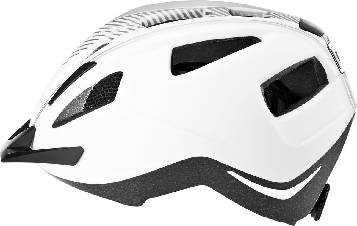 Helm Fiets helm crivit Fietshelm S/M 54-59CM Wit/Zwart Extreem lichte ...