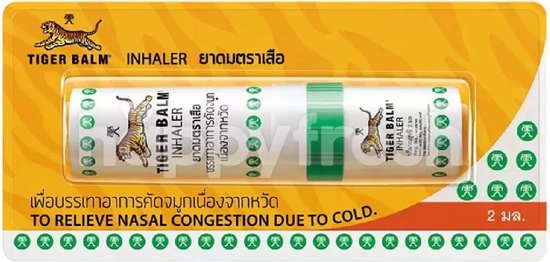 Tiger Balm Inhaler [2-in-1: Inhaler & Olie] - Tijgerbalsem - 2ml | bol.com