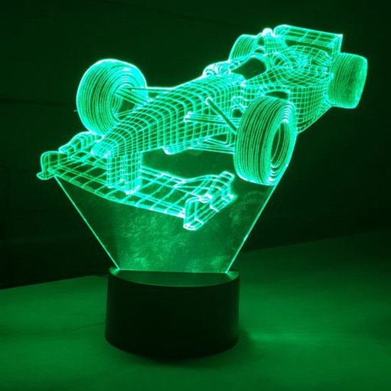 3D LED LAMP - FORMULE 1 | bol.com