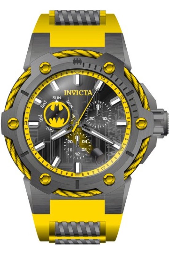 Invicta DC Comics - Batman 41174 Quartz Herenhorloge - 53mm | bol.com