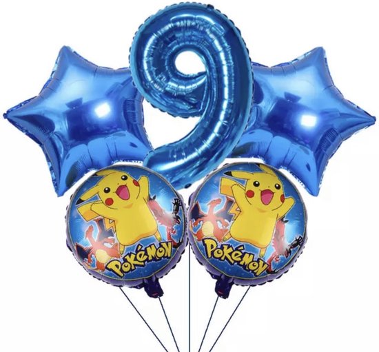 Pokémon Verjaardag Versiering - Pokemon Feestpakket - Pikachu ...