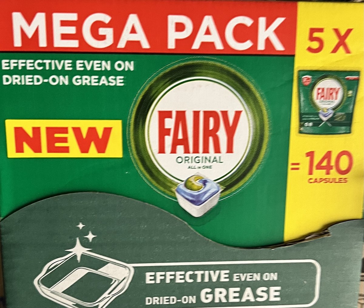 5x28 capsules -Fairy Original All in1 Dishwasher Capsules - Fairy ...