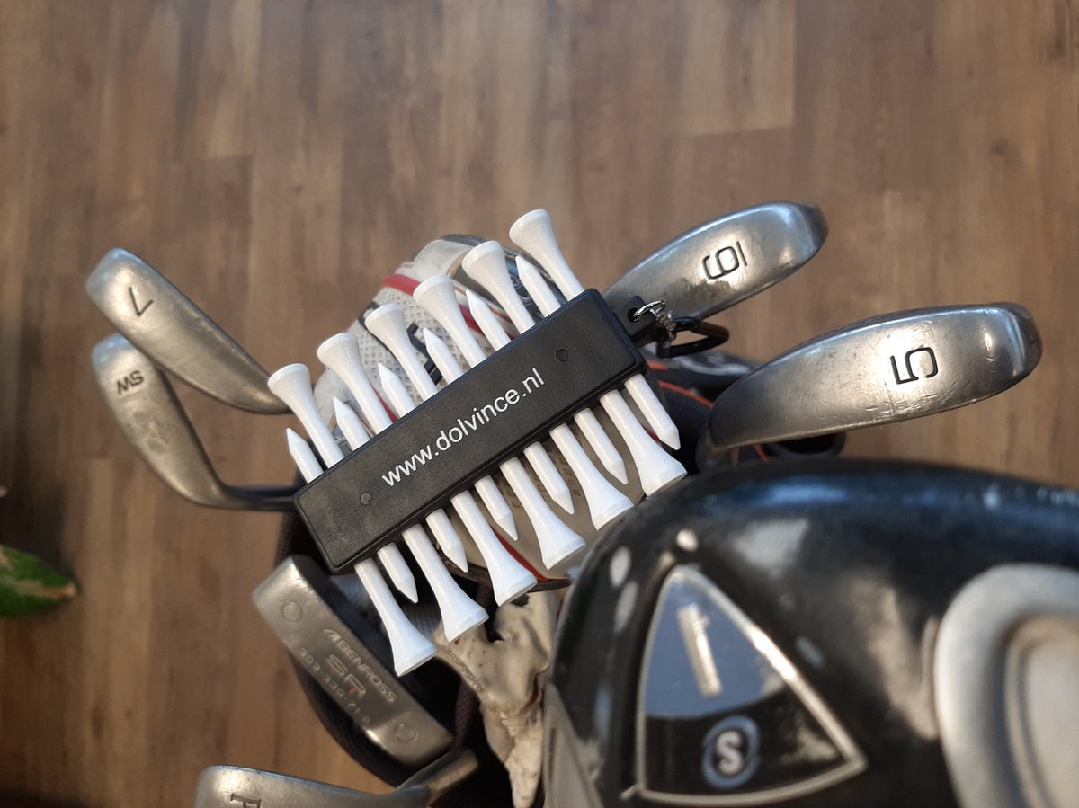 Golf tees - 70mm - 50 stuks - Met gratis tees houder - golf accessoires ...