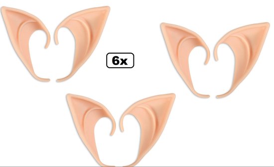 6x Paar Elven oren - Festival bos sprookje elf oor thema feest ...