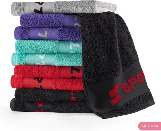 Sportstech handdoek TWL50 | set van 2 | hoge kwaliteit handdoek voor ...