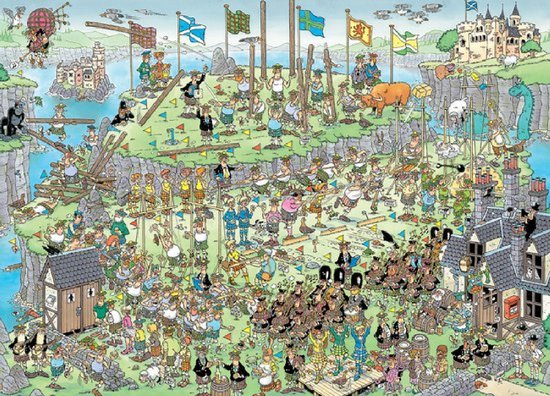 Jan van Haasteren Highland Games puzzel - 1000 stukjes | bol.com
