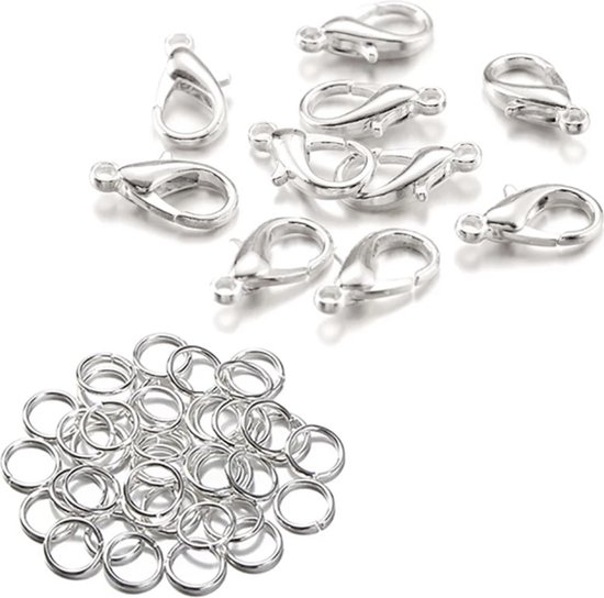 Connector voor sieraden - Open jump ringen - Sluitingen - armbandjes ...