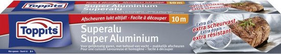 Toppits Super Aluminiumfolie 10 mtr | bol.com