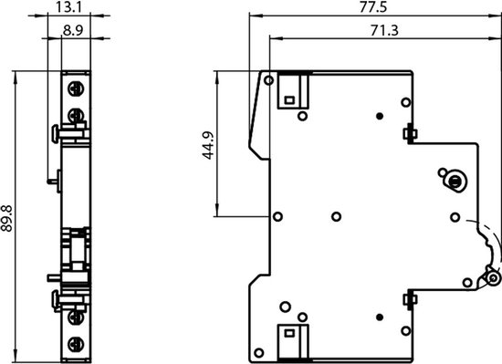 Siemens 5ST3010 Hulpcontact 1NO+1NC | bol