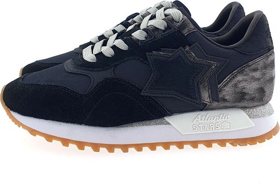 Atlantic Stars Ghalac Lage sneakers - Dames - Zwart - Maat 40 | bol