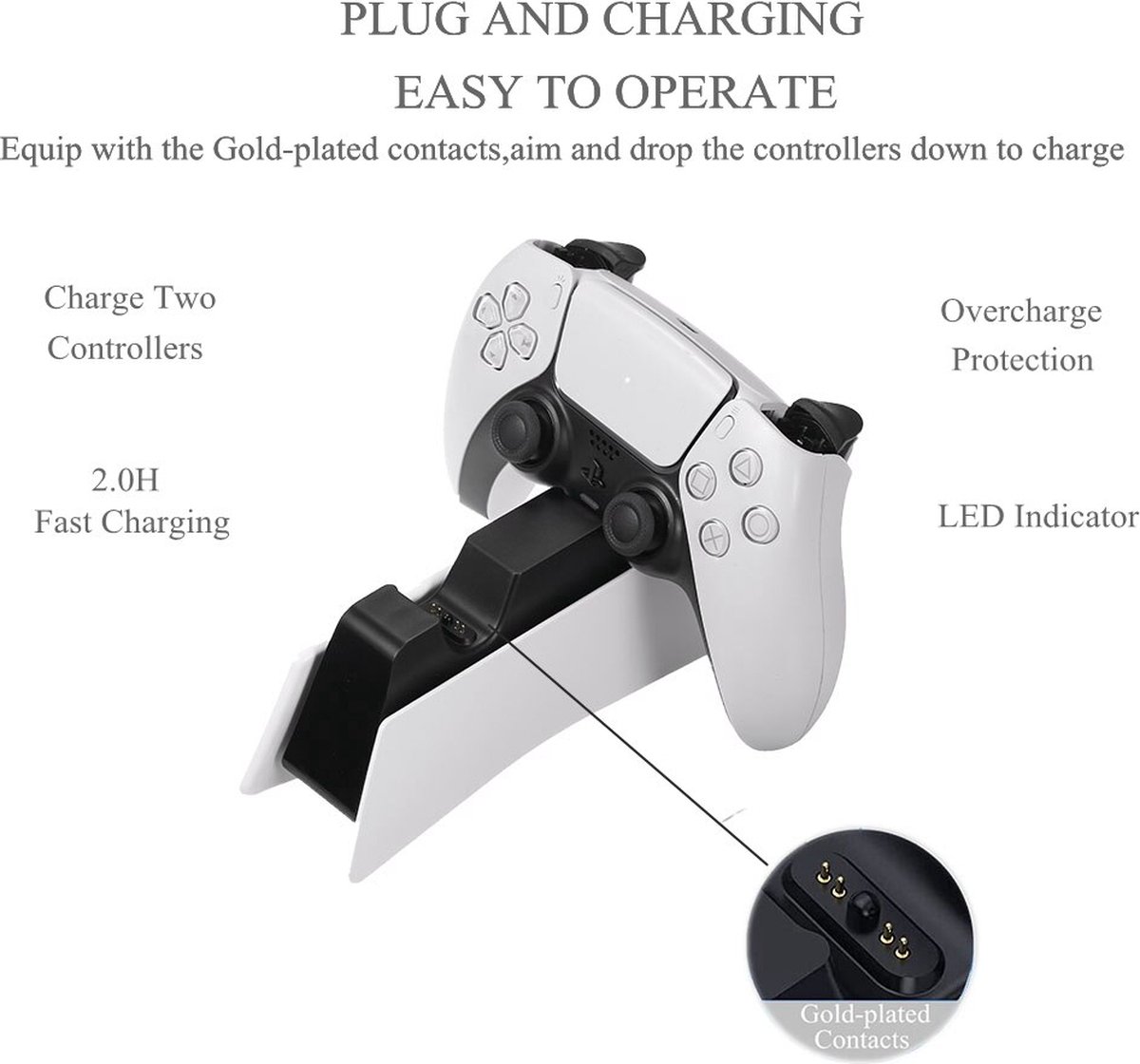 Charging Station geschikt voor Playstation 5 | Oplaadstation | Charger ...