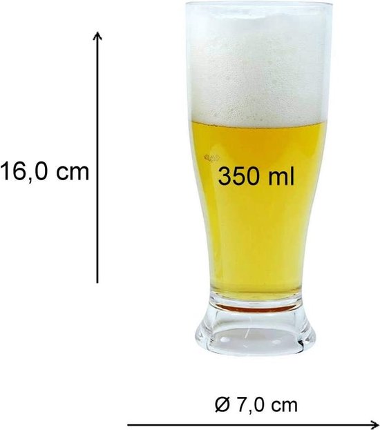 Bierglazen – beer glas - set - duurzaam – luxe bierglazen set | bol