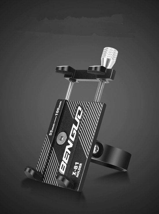 Telefoonhouder verstelbaar (55 tot 100mm) voor op e-bike, mountainbike ...