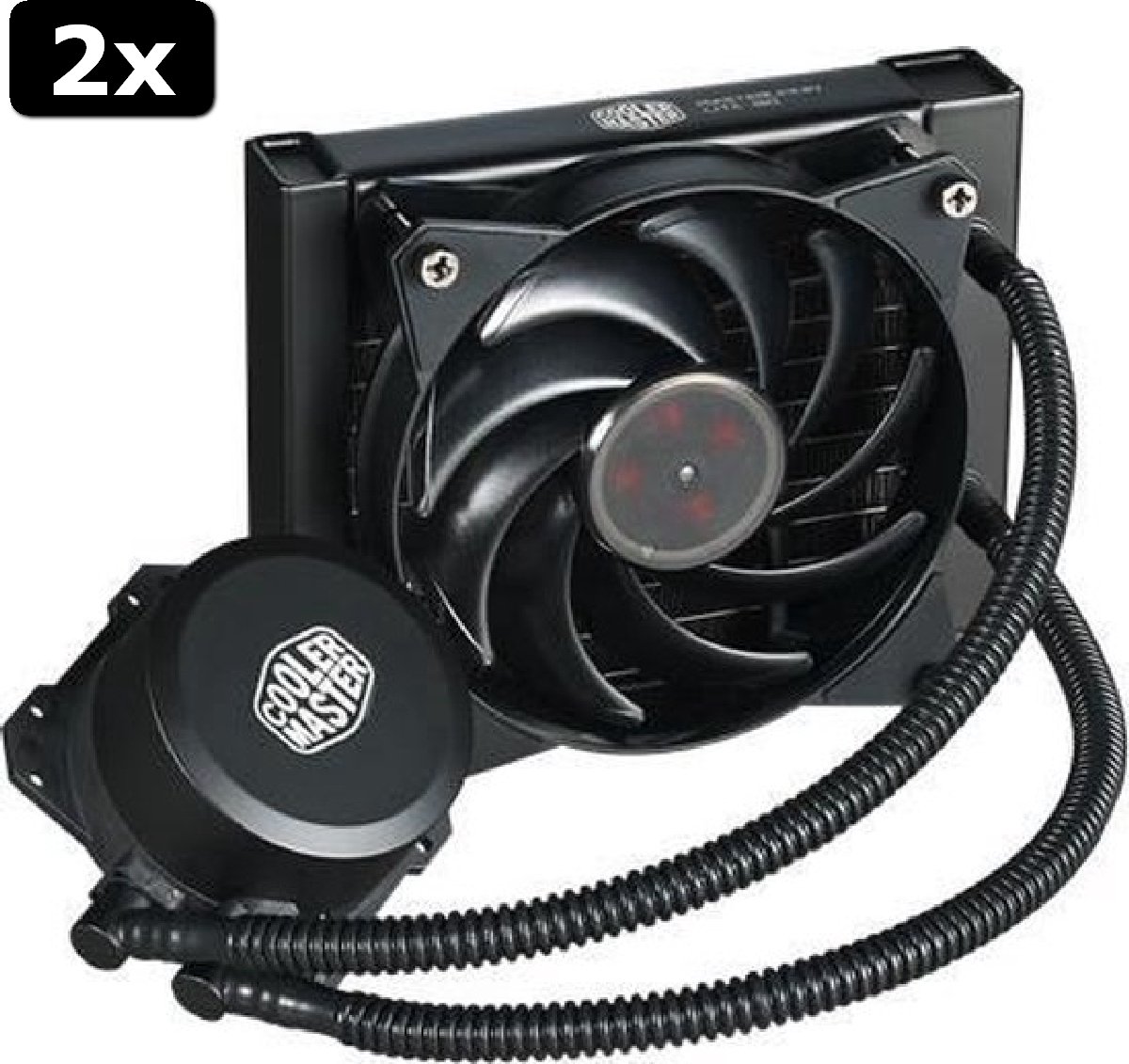 2x Cooler Master MasterLiquid Lite 120 water & freon koeler Processor ...