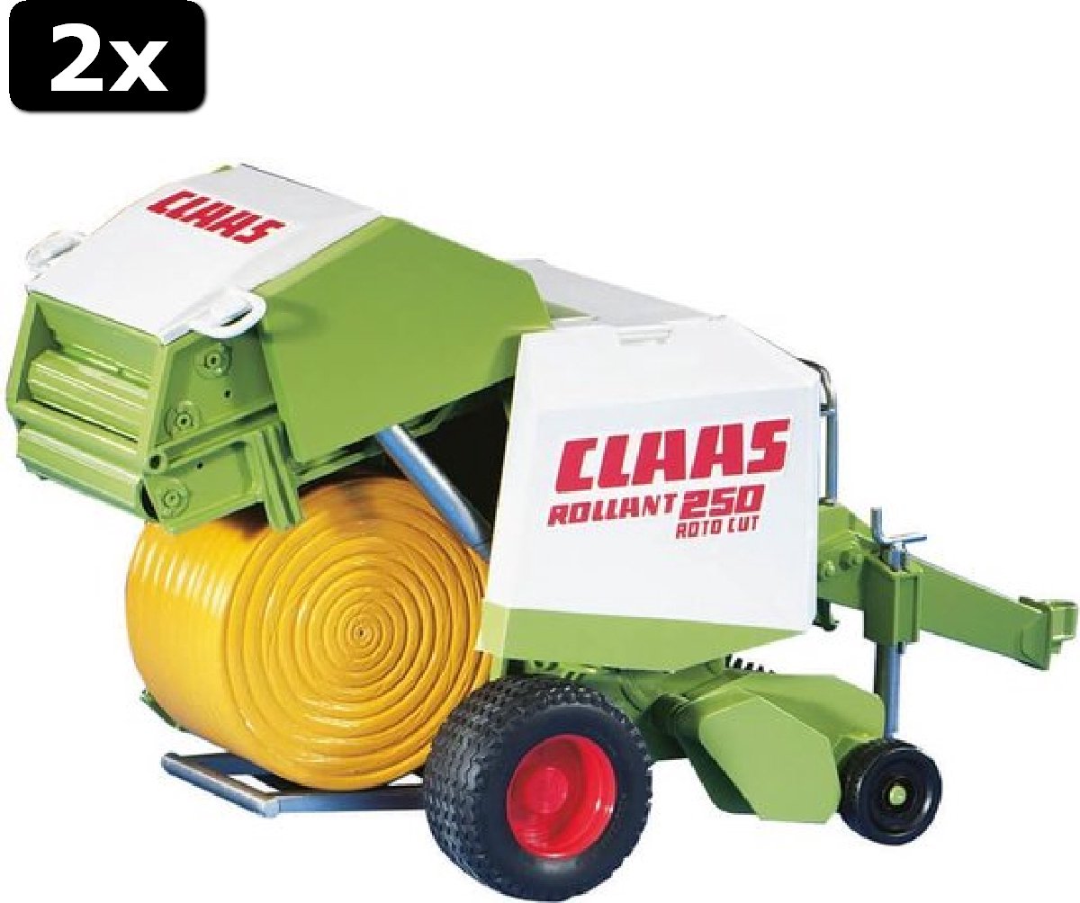 2x Bruder - Class Atles Rollant 250 Straw Baler (2121) | bol.com
