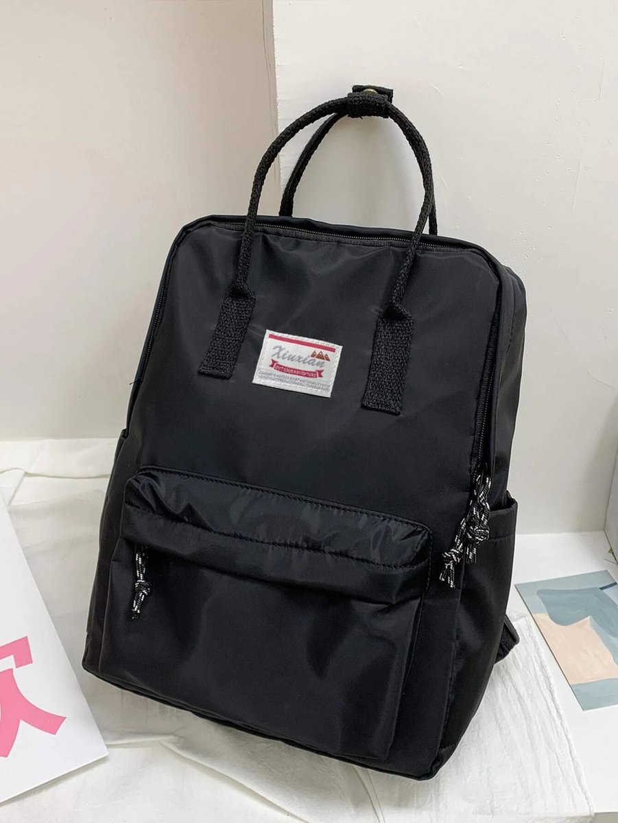 Rugzak - Unisex Schooltas - Schooltas - Met Laptopvak - 35L - Zwart ...