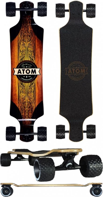 Atom all terrain drop deck Longboard 39 | bol.com