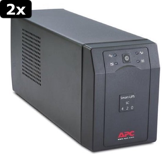 2x APC Uninterruptible Power Supply - APC Smart-UPS SC 420VA 230V | bol