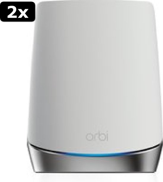 2x Netgear Orbi RBS750 - Mesh Wifi - Wifi 6 - Uitbreiding - 1-pack ...
