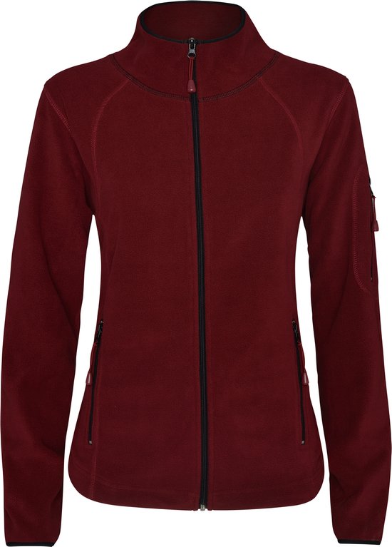 Donker Rood Fleece damesvest Roly Luciane maat L | bol.com