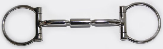 Hipponeiro anatomisch gevormd RVS met koperen strips Snaffle bit - 12,5 cm - 10 mm | bol.com