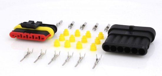 LB Tools AMP Superseal connector 6-pins set | bol