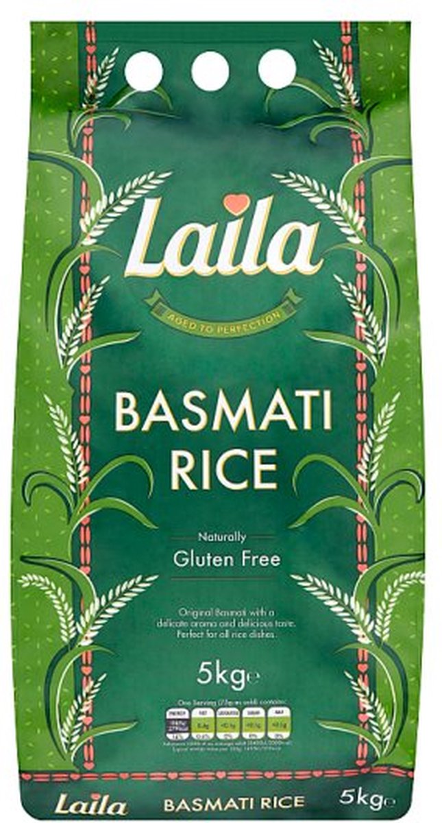 Laila Basmati Rice – Rijst 5kg | bol