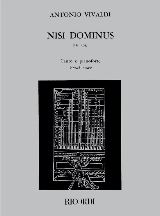 Nisi Dominus (Psalm 126) (RV 608), Antonio Vivaldi | 9790041316789 ...
