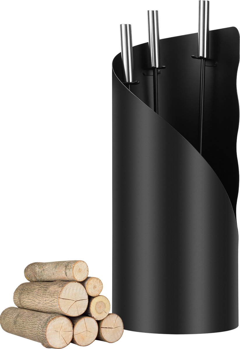 Openhaard set 4 delig zwart – Haardset – Openhaardset – Open haard ...