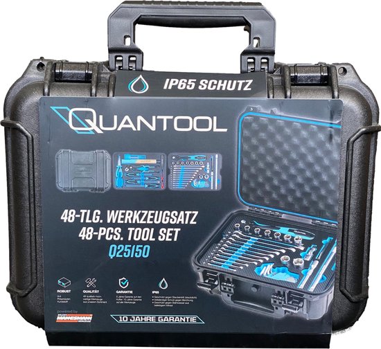 Quantool 48 Delige Gereedschapkoffer - Professionele Handgereedschap ...