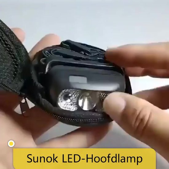 LED-Hoofdlamp - Usb Oplaadbare Hoofd Zaklamp Lamp- beschermende doos | bol