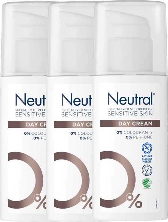 Neutral Dagcrème Gevoelige Huid 3 x 50 ml - Voordeelverpakking | bol
