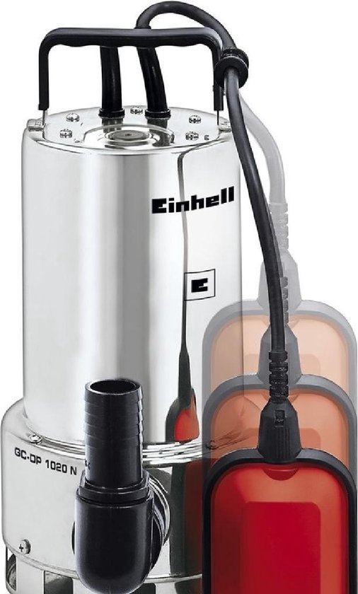 Einhell Vuilwaterpomp GC-DP 1020 N (1000 W - 18000 L/h - draaghandgreep ...