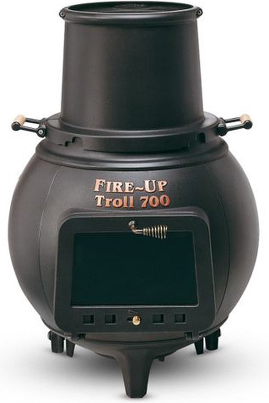 Fire-Up Troll 700 - Rookoven - Barbecue - Zwart - Rookoven set ...