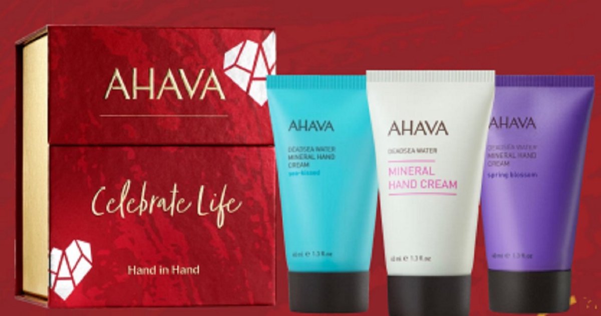 AHAVA Geschenkset HAND IN HAND - Hydrateert de huid - Houdt de hand ...