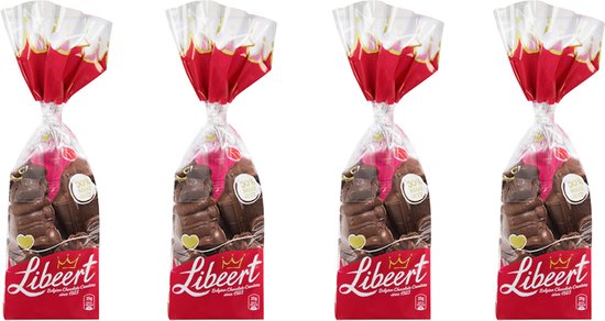 Libeert chocolade sintfiguren melk - Sinterklaas - 175g x 4 | bol.com