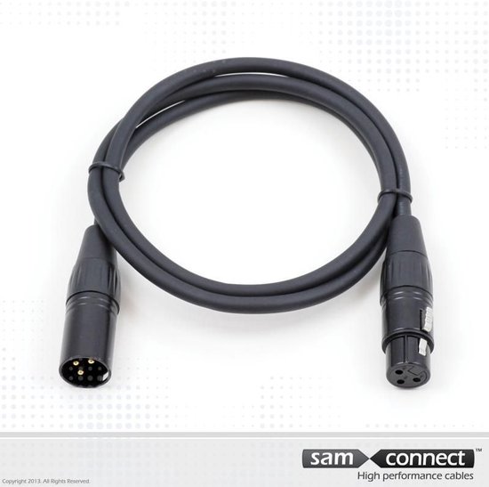 XLR kabel Pro Series, 10m, m/f | Signaalkabel | sam connect kabel | bol