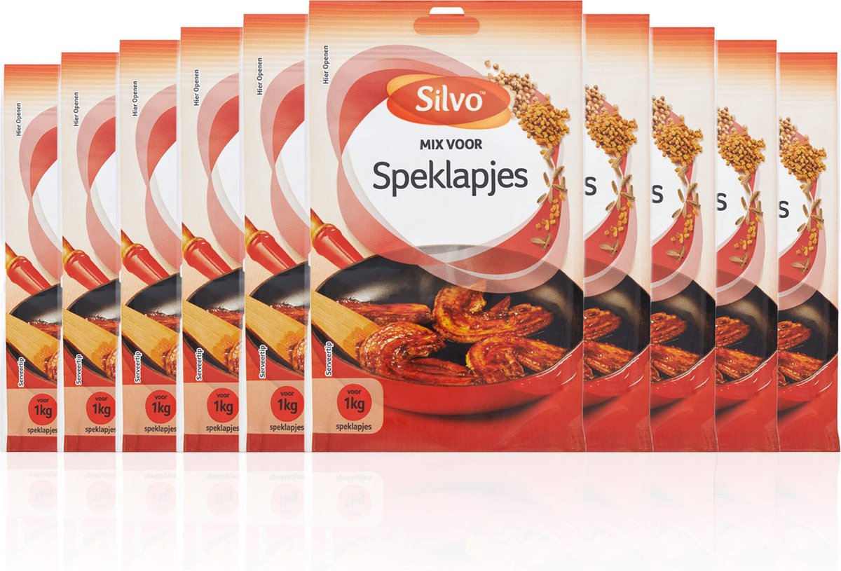 Silvo® | 10 x Mix voor Speklapjes 22 g | voordeelverpakking | bol.com