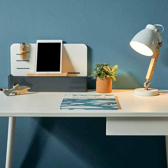Lifetime Kidsrooms Bureaulamp Hout / Metaal - Wit | bol.com
