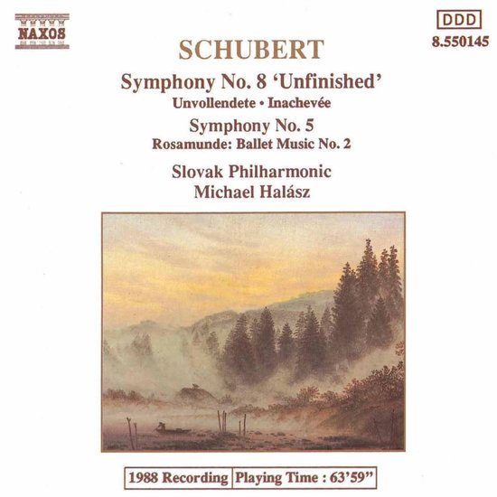 Slovak Philharmonic Orchestra - Schubert: Symphonies Nos. 5 & 8 (CD ...