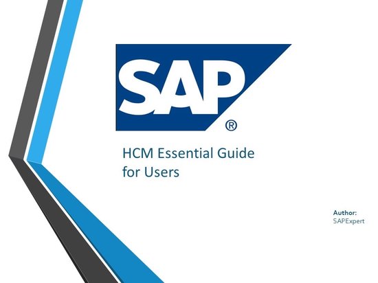 SAP HCM Essential Guide for Users 2022 (ebook), SapExpert ...