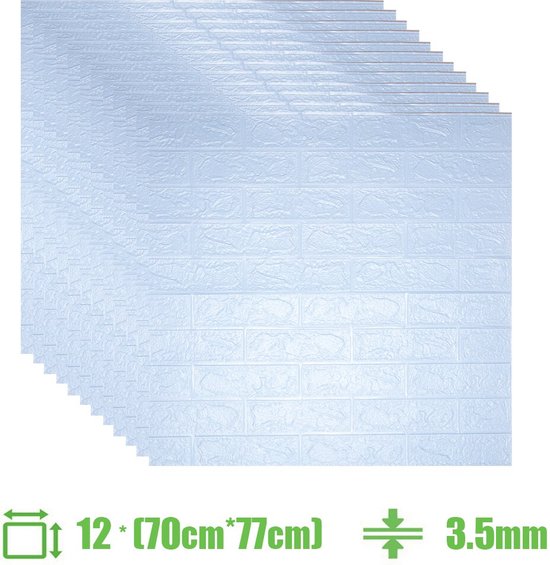 Amerce 3D Muurstickers Imitatie Baksteen - 12 Stuks - Plaktegels ...