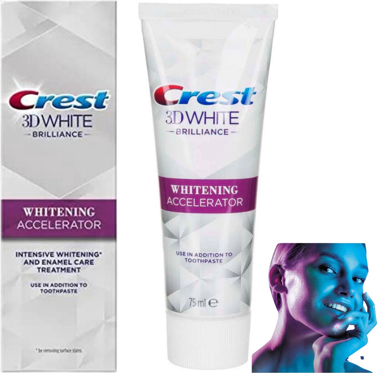 Crest 3D White Brilliance Whitening Accelerator Teeth Whitening ...