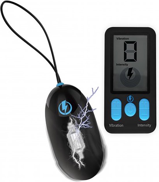 5X Vibrating & E-Stim Silicone Egg + Remote | bol