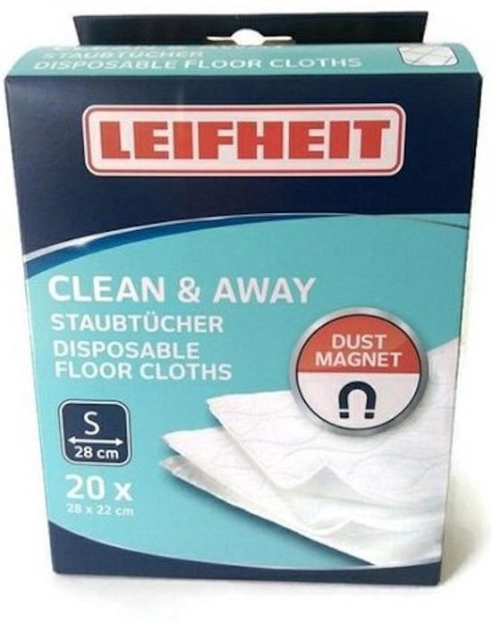 Leifheit statische doek Clean AND Away 20 st. per pak | bol.com
